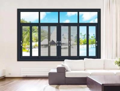 China Customisation Glass Aluminum Sliding Window with Fluorocarbon Spray for sale