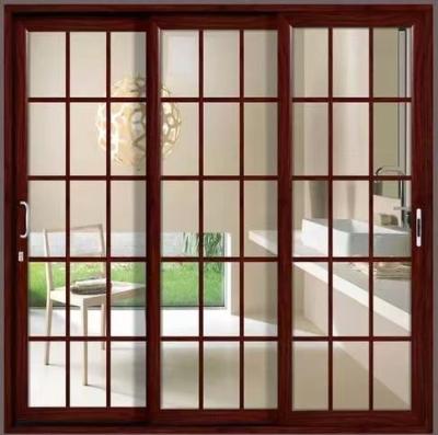Commercial Custom Aluminum Sliding Doors Powder Spraying / Fluorocarbon Spray