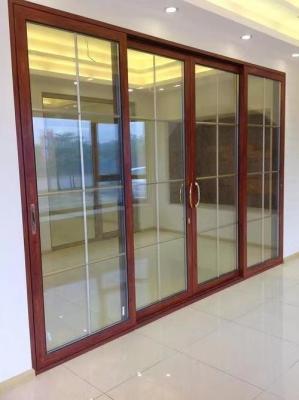 China Customizable Aluminum Sliding Door with Glass Inserts Custom Color and Style for sale
