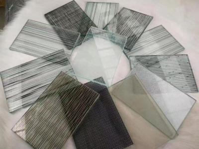 China Protección UV de vidrio rectángulo transparente personalizado para las persianas huecas for sale