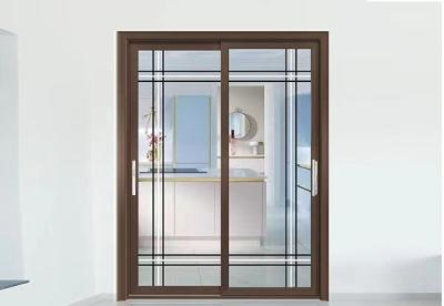 China Puerta corredera de aluminio personalizable para su espacio comercial for sale