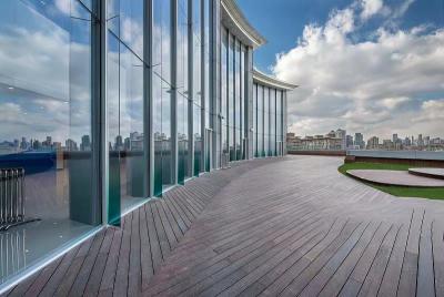 中国 カスタマイズ可能なアルミガラスカーテン壁パネル 熱隔熱と音隔絶のためのスリームなデザイン 販売のため