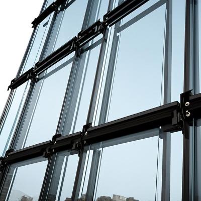China Adjust The Light Glass Curtain Wall Customized Design and Long-lasting Durability for Customized Patterns Selection for sale