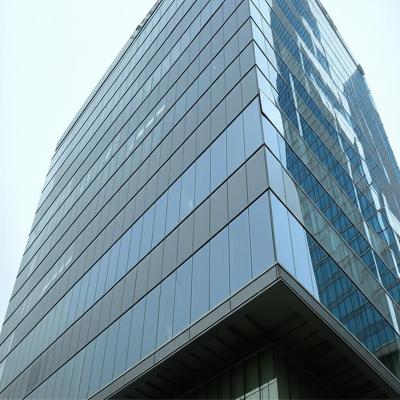 China Customized Design Glass Curtain Wall for Thermal Insulation Protection and Heat Insulation for sale