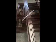 Aluminium bovenhangen raam Aluminium legering glas raam voor in verschillende toepassingen