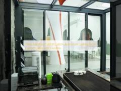 Customizable Aluminum Sliding Door with Glass Options