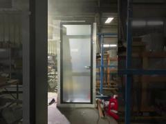 Ultra-narrow hinged door
