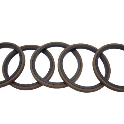China Excavator Cylinder Piston Seal SPG 90 X 7.3 NBR BRONZE PTFE Brown Color for sale