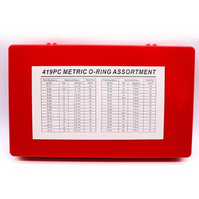 Cina NBR90 Silicone gomma O Ring Seal Box Kit per escavatore Komatsu Hitachi in vendita