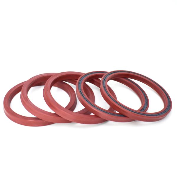 Quality 85 x 100 x 10MM Red hydraulic rod seals 90 shore double lip oil seals by size for sale