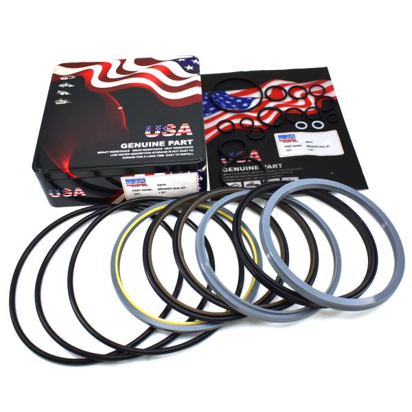 Quality High performance Rock Hammer O Ring Seal Kit PU Breaker Seal Kit  Soosan SB70 Breaker Repair Kit for sale