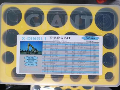 Cina Kit O-Ring da 666 pezzi Doosan 90 shore Modello per Escavatore DH200 DH220 DH300 NBR Scatola O-Ring Kit di tenuta di riparazione Prezzo di fabbrica in vendita