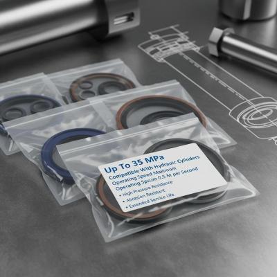 China Hydraulic Cylinder Seal Kit Up To 35 MPa with Operating Speed ≤0.5 M/s for Long Lasting Performance for sale