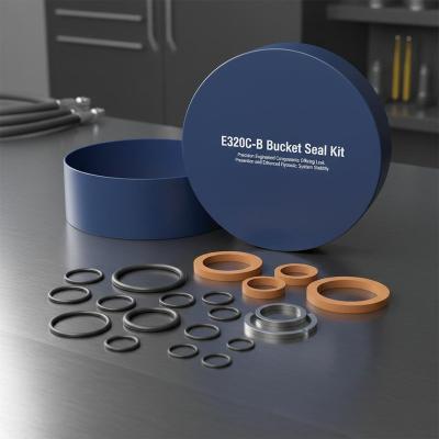 China E320C-B Bucket Seal Kit with 35 MPa Pressure Rating for Leak Prevention and Enhanced Hydraulic System Stability for sale