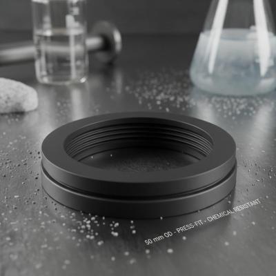 China Chemical Resistance Rubber Dust Seal with 50 mm Outer Diameter and Press-fit Installation for Harsh Environments for sale