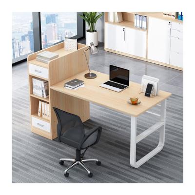 China 2 Sitzplätze Büromöbel Mitarbeiter Tisch Modulare Arbeitsstation mit Schublade im modernen Stil zu verkaufen