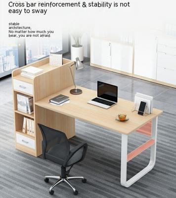 China 2 zitplaatsen kantoormeubilair personeel tafel modulair werkstation met lade in moderne stijl Te koop