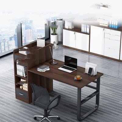 China 2 zitplaatsen kantoormeubilair personeel tafel modulair werkstation met lade in moderne stijl Te koop