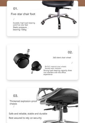 Cina Poltrona ergonomica in cuoio PU con design moderno e assistenza post-vendita di 3 anni in vendita