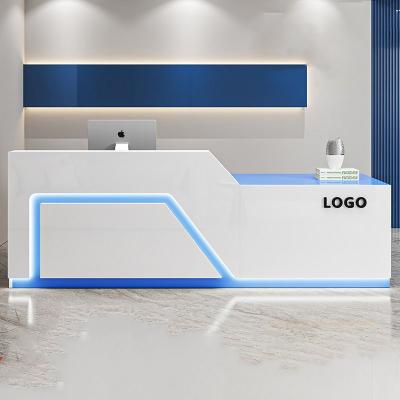 Cina Salone Reception Desk Mall Shop Display Contatore Pedestal Per OEM ODM Scenari di utilizzo in vendita