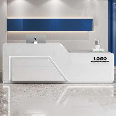 Cina Salone Reception Desk Mall Shop Display Contatore Pedestal Per OEM ODM Scenari di utilizzo in vendita