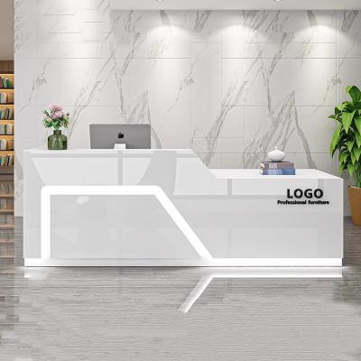 Cina Salone Reception Desk Mall Shop Display Contatore Pedestal Per OEM ODM Scenari di utilizzo in vendita