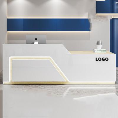 Cina Salone Reception Desk Mall Shop Display Contatore Pedestal Per OEM ODM Scenari di utilizzo in vendita