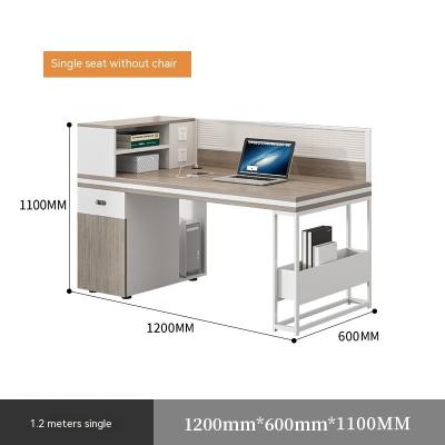 China Werknemer Desktop Computer Tafel Multifunktioneel kantoor bureau en stoel voor 4-6 personen Te koop