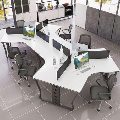Cina 6 persone MDF Office Workstation con design e funzione contemporanea scrivania in vendita