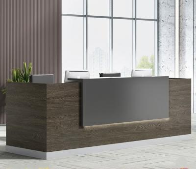 Cina Contsolo di ufficio di lusso di legno per la reception aziendale e il salone di bellezza in vendita