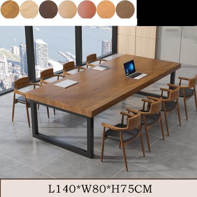 Cina Tavolo di negoziato della scuola di stile europeo con design convertibile e materiale in legno massello in vendita