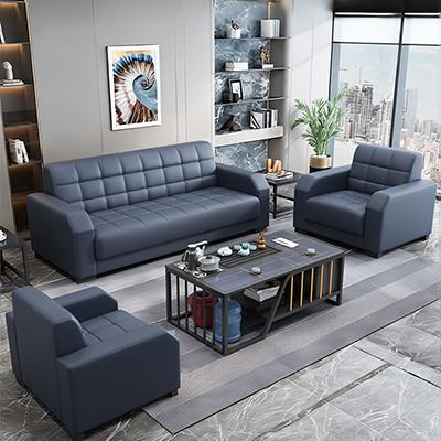 Cina Mobili d'ufficio moderni Divano in pelle personalizzato Set stile cinese contemporaneo 2 set in vendita