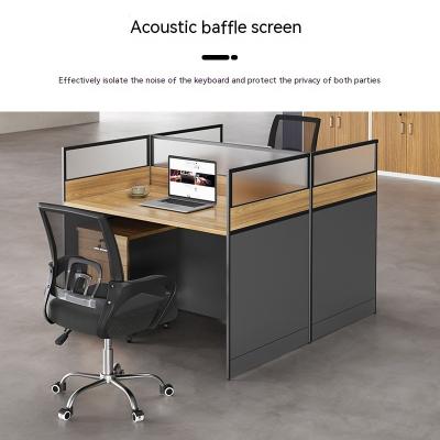 Cina Stazione di lavoro per il personale in stile moderno con combinazione di scrivanie e sedie personalizzabili in vendita
