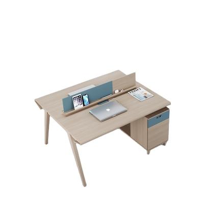 Cina Servizio di scrivania in legno mobili da ufficio moderni con disegno a forma di L e confezionamento della posta in Y in vendita