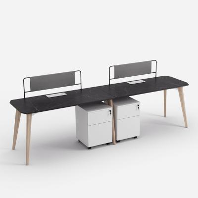 Cina Staff moderno scrivania esecutiva in legno ufficio cubo stazione di lavoro scrivania combinata in vendita