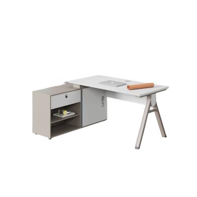 Cina Disegno moderno leggero di lusso ufficio combinazione di scrivania e sedia per 2-4 persone in vendita