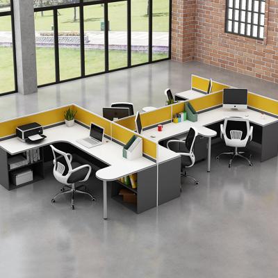 China Moderne ontwerpstijl Tafel- en stoelcombinatie voor het kantoor van de supervisor Te koop