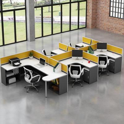 China Moderne ontwerpstijl Tafel- en stoelcombinatie voor het kantoor van de supervisor Te koop