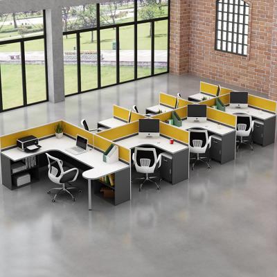 China Moderne ontwerpstijl Tafel- en stoelcombinatie voor het kantoor van de supervisor Te koop