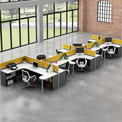 China Moderne ontwerpstijl Tafel- en stoelcombinatie voor het kantoor van de supervisor Te koop
