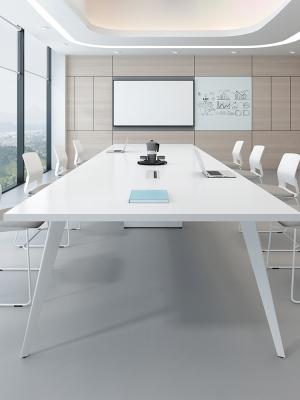 Cina Moderno tavolo da conferenza bianco per l'addestramento e la negoziazione in ufficio nel centro commerciale in vendita