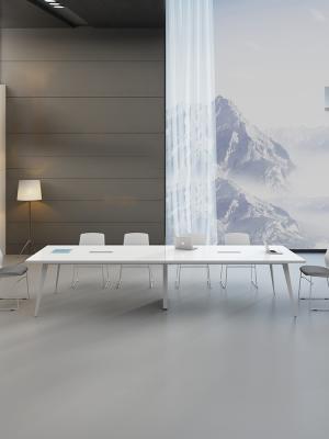Cina Moderno tavolo da conferenza bianco per l'addestramento e la negoziazione in ufficio nel centro commerciale in vendita