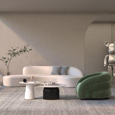Cina Imballaggio della posta Hotel a cinque stelle Lobby Lounge Area Divano con combinazione di tela di velluto in vendita