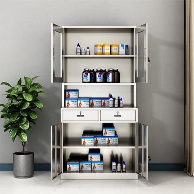 Cina 90*40*180cm Specificativi Armadietto di medicinali in acciaio inossidabile per ospedali e cliniche in vendita