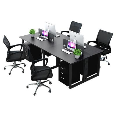 Cina Metalli Legs Modern Multi-Person Desk Set per l'organizzazione dell'ufficio richiesto dal cliente in vendita