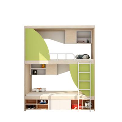 Cina Letto d'albergo con risparmio di spazio, stile minimalista moderno, letto a letto in ferro con grande spazio di stoccaggio in vendita