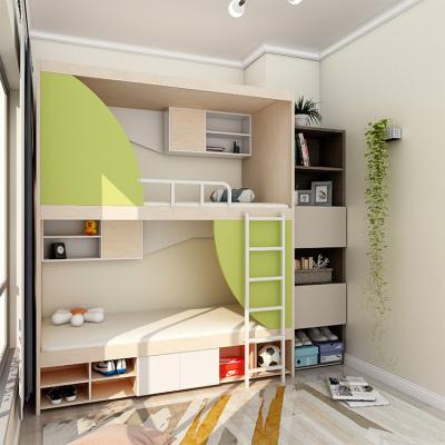 Cina Letto d'albergo con risparmio di spazio, stile minimalista moderno, letto a letto in ferro con grande spazio di stoccaggio in vendita