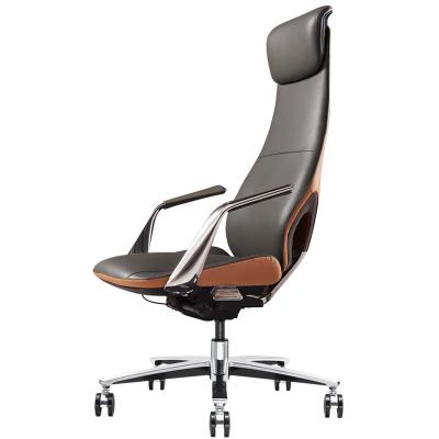 Cina Sedia per ufficio con design ergonomico e materiale di pelle sintetica in vendita
