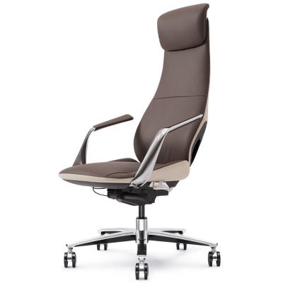 Cina Sedia per ufficio con design ergonomico e materiale di pelle sintetica in vendita