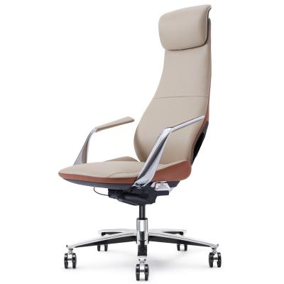 Cina Sedia per ufficio con design ergonomico e materiale di pelle sintetica in vendita